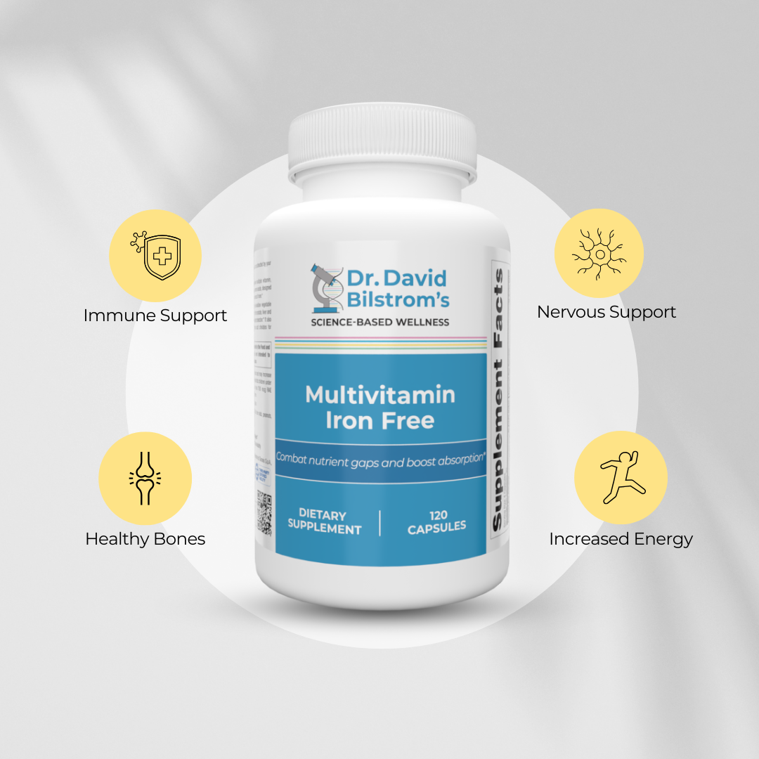 Nutrient-Packed Mens' Multivitamin - Iron Free | Order now